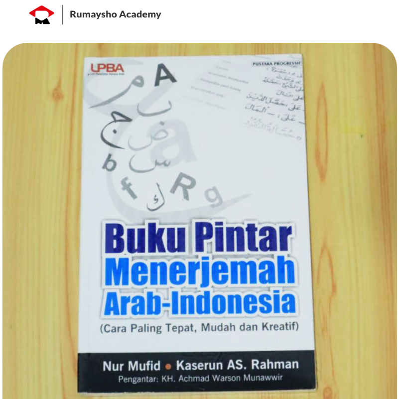 Jual Buku Materi Menerjemah Arab-Indonesia Kelas Bahasa Arab Rumaysho ...