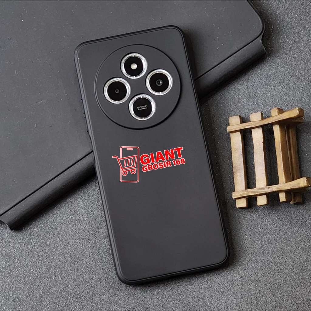 Jual POCO C75 CASE MACARON BLACK SILICON BLACK POCO C75 | Shopee Indonesia