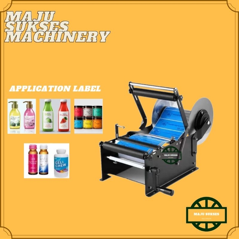 Jual Mesin Labeling Stiker Botol/ Manual Bottle Sticker Labeling ...