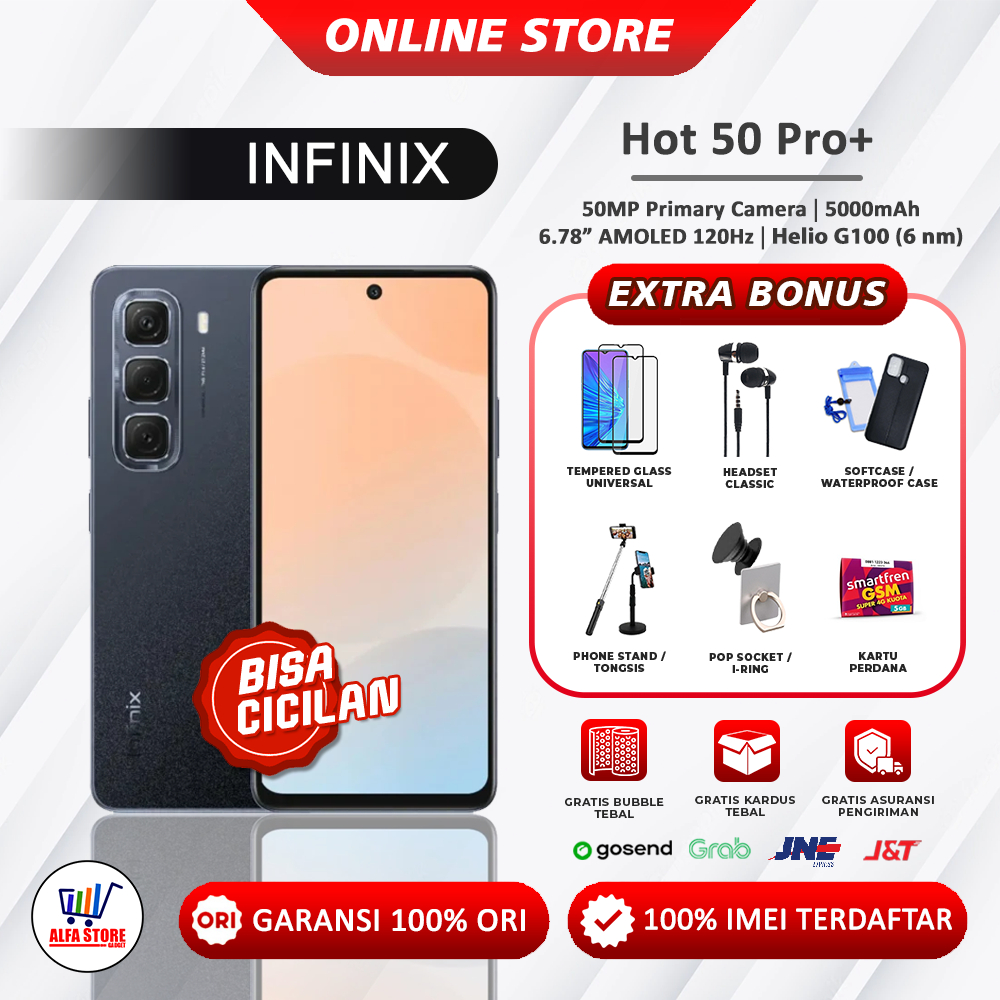 Jual Infinix Hot 50 pro plus NFC hot 50 pro+ ram 8/256gb hot50pro - hot ...