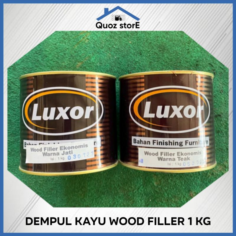 Jual Woodfiller / Dempul Kayu LUXOR 1 kg | Shopee Indonesia
