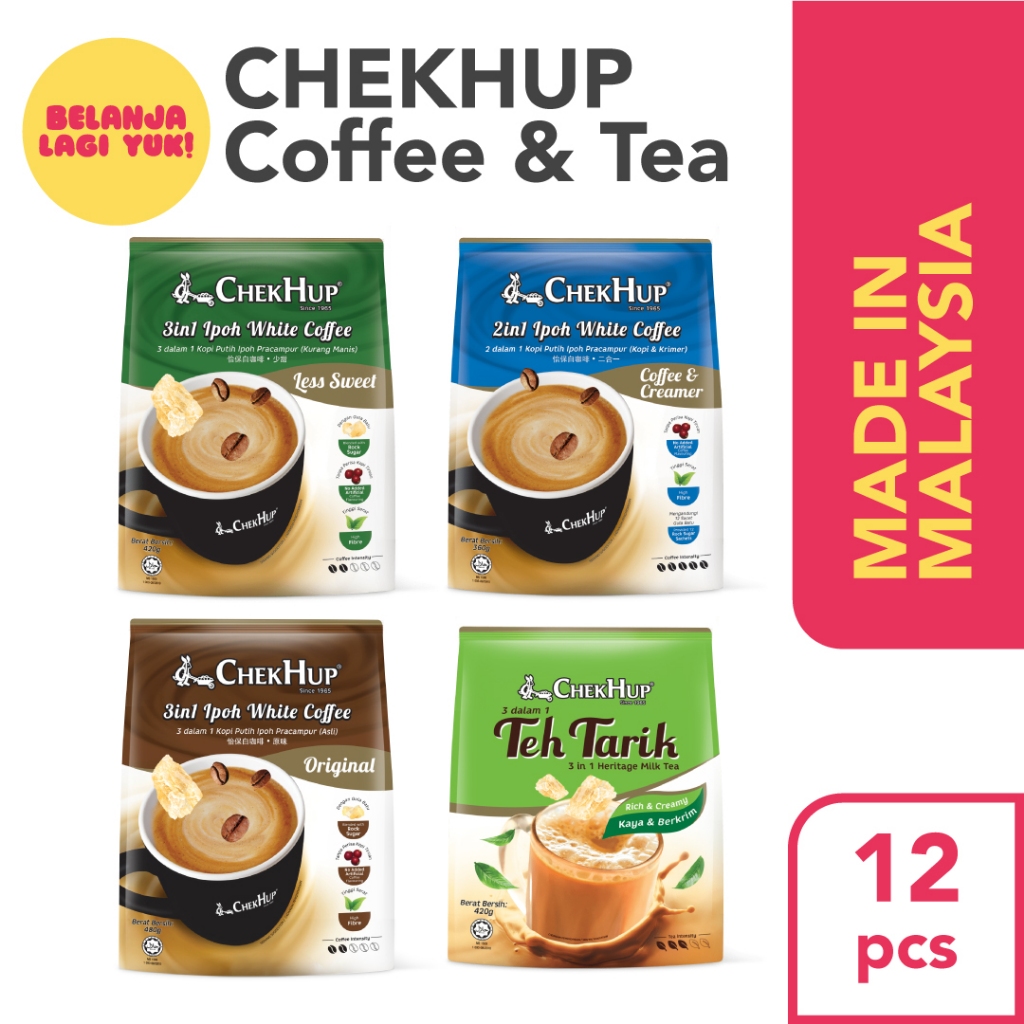 Jual CHEK HUP / CHEKHUP Ipoh White Coffee / Kopi Chek Hup / Teh Tarik ...