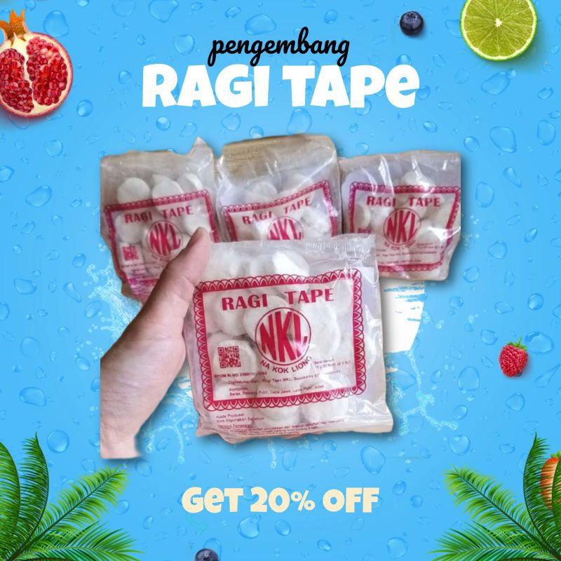 Jual Ragi Tape isi 25 pcs | Shopee Indonesia