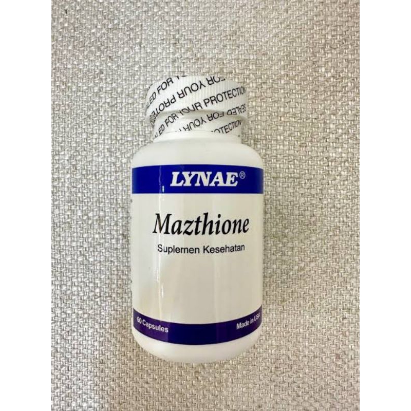 Jual Mazthione Lynae Glutathione Asli 100% Original Isi 30 Kapsul 60 Kapsul Suplemen Kecantikan ...