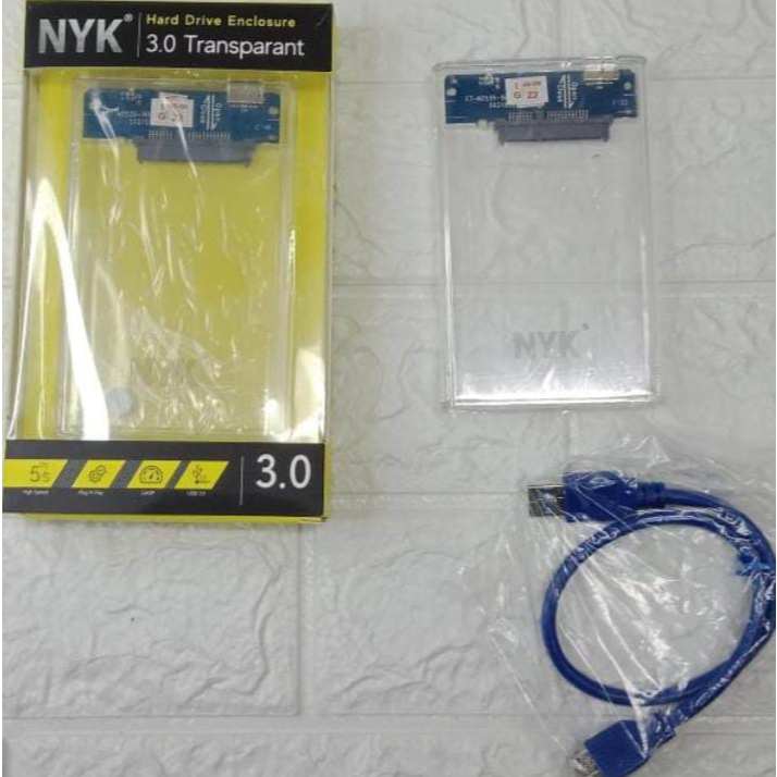 Jual Casing HDD Hardisk Eksternal NYK 2.5 USB 3.0 Transparan external ...