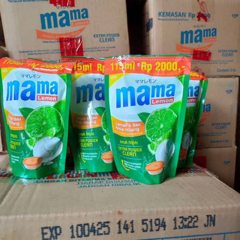 Jual Mama Lemon 2000 105 ML Jeruk Nipis 1 Dus isi 24 Pcs | Shopee Indonesia