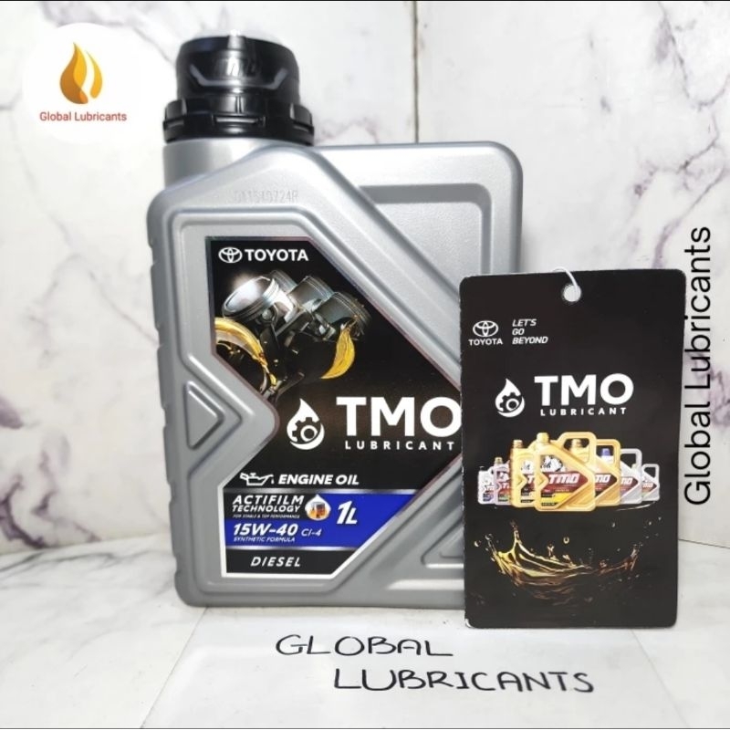 Jual ALL NEW BARCODE! Toyota Motor Oil/ TMO Hitam DIESEL 15W-40 1 Liter ...