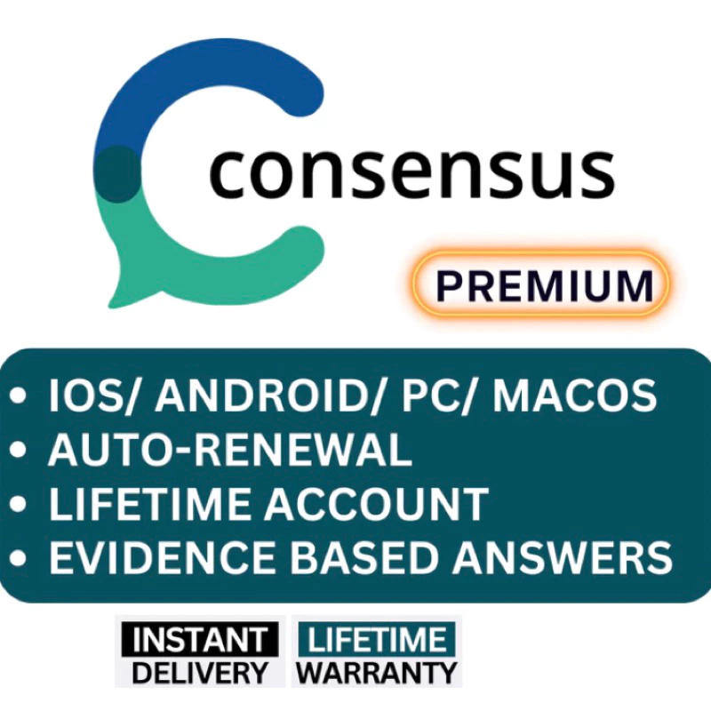 Jual Consensus AI Premium Account | Evidence-Based Answers, Faster | AI ...