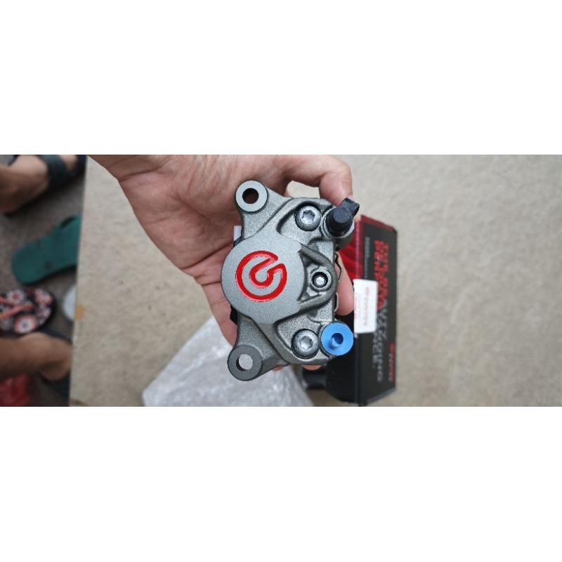 Jual kaliper brembo 2p 2piston p2 2 piston red logo xmax nmax aerox pcx vario forza cbr250rr ...