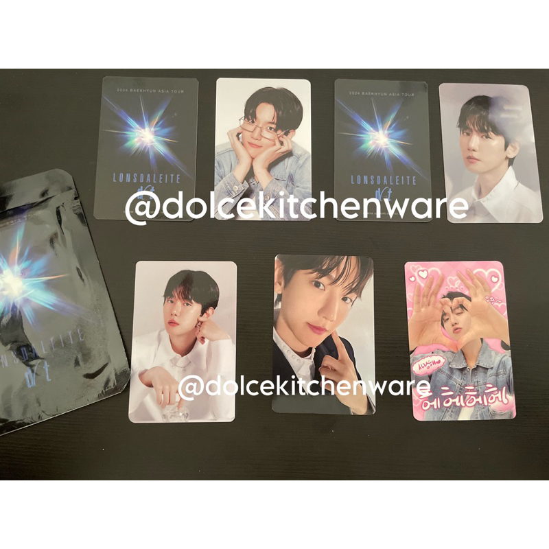 Jual [ORIGINAL] INB100 SM EXO Trading Card PC Photocard Baekhyun Chanyeol Lonsdaleite Dot City ...