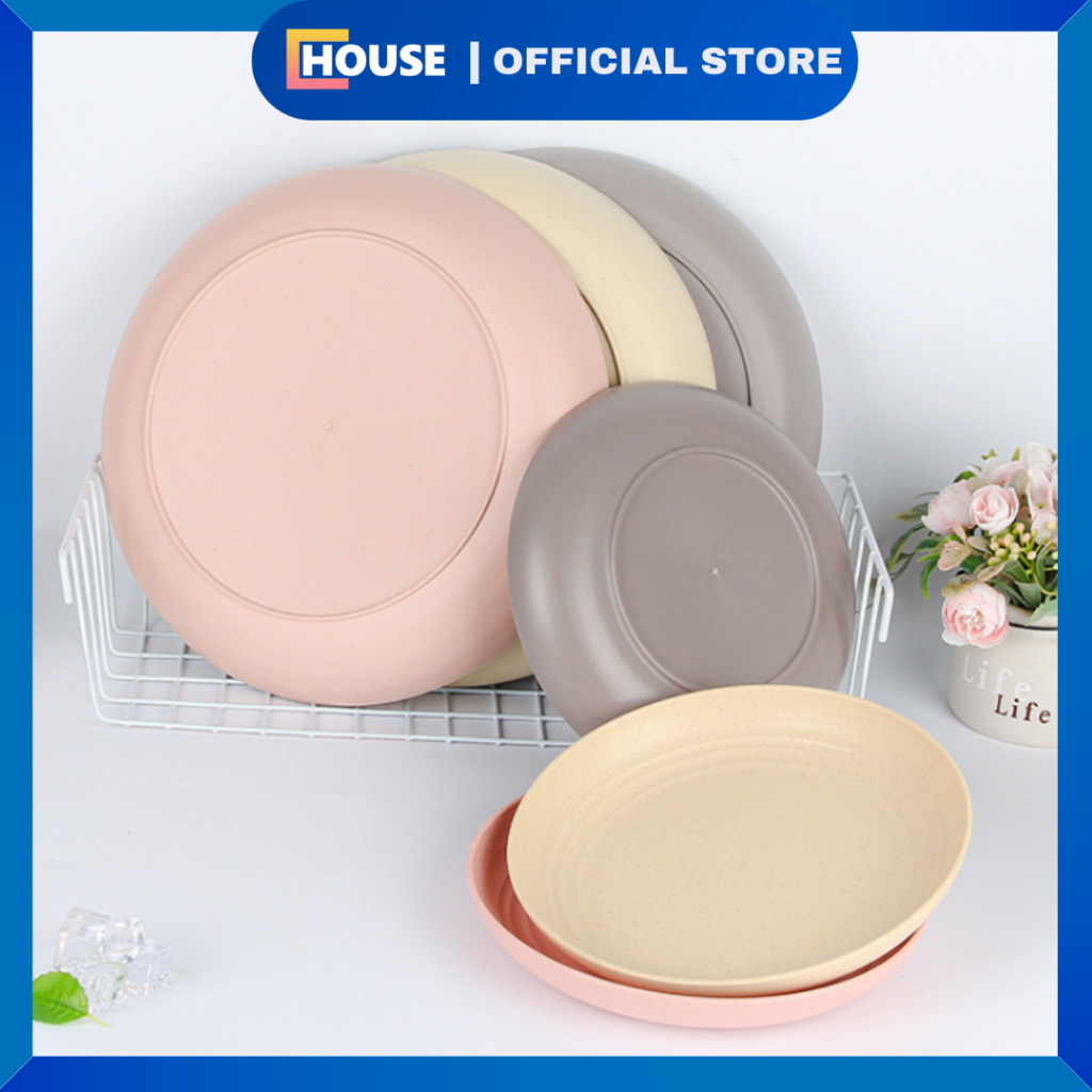 Jual U HOUSE Piring Makan Saji 14.5, 20 ,23 Dan 25cm Round Plate Piring ...