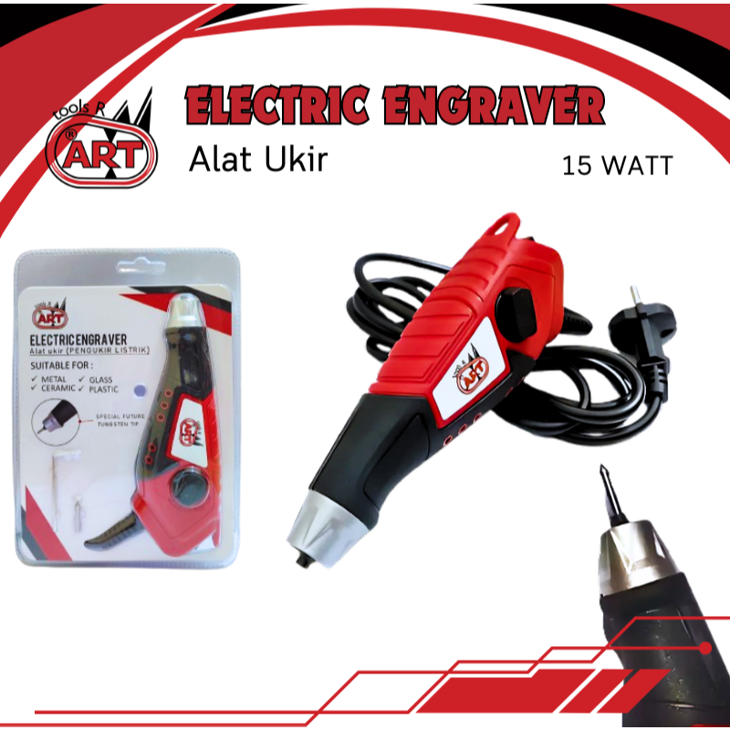 Jual ART Alat Ukir Pengukir Listrik Elektrik 15W Electric Engraver ...