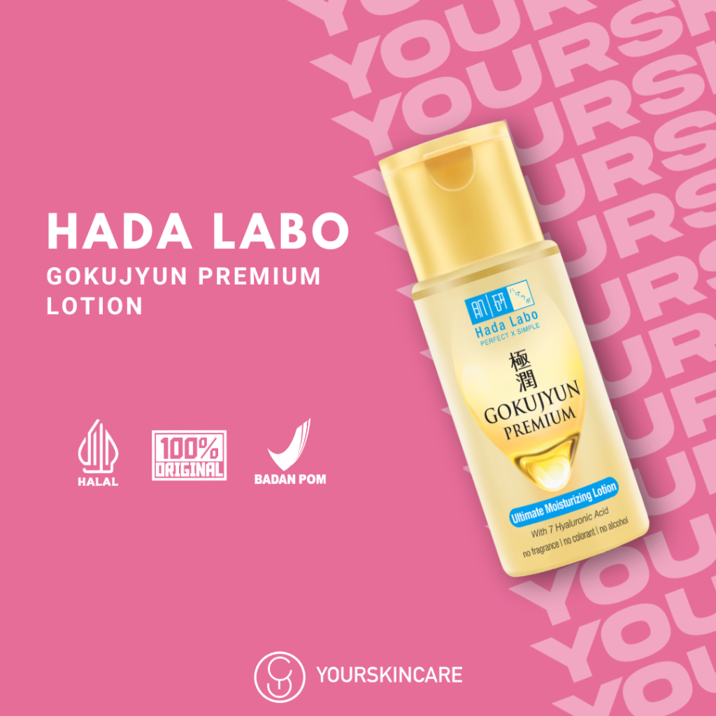 Jual Hada Labo Gokujyun Premium Lotion 100ml [GOLD] | Shopee Indonesia