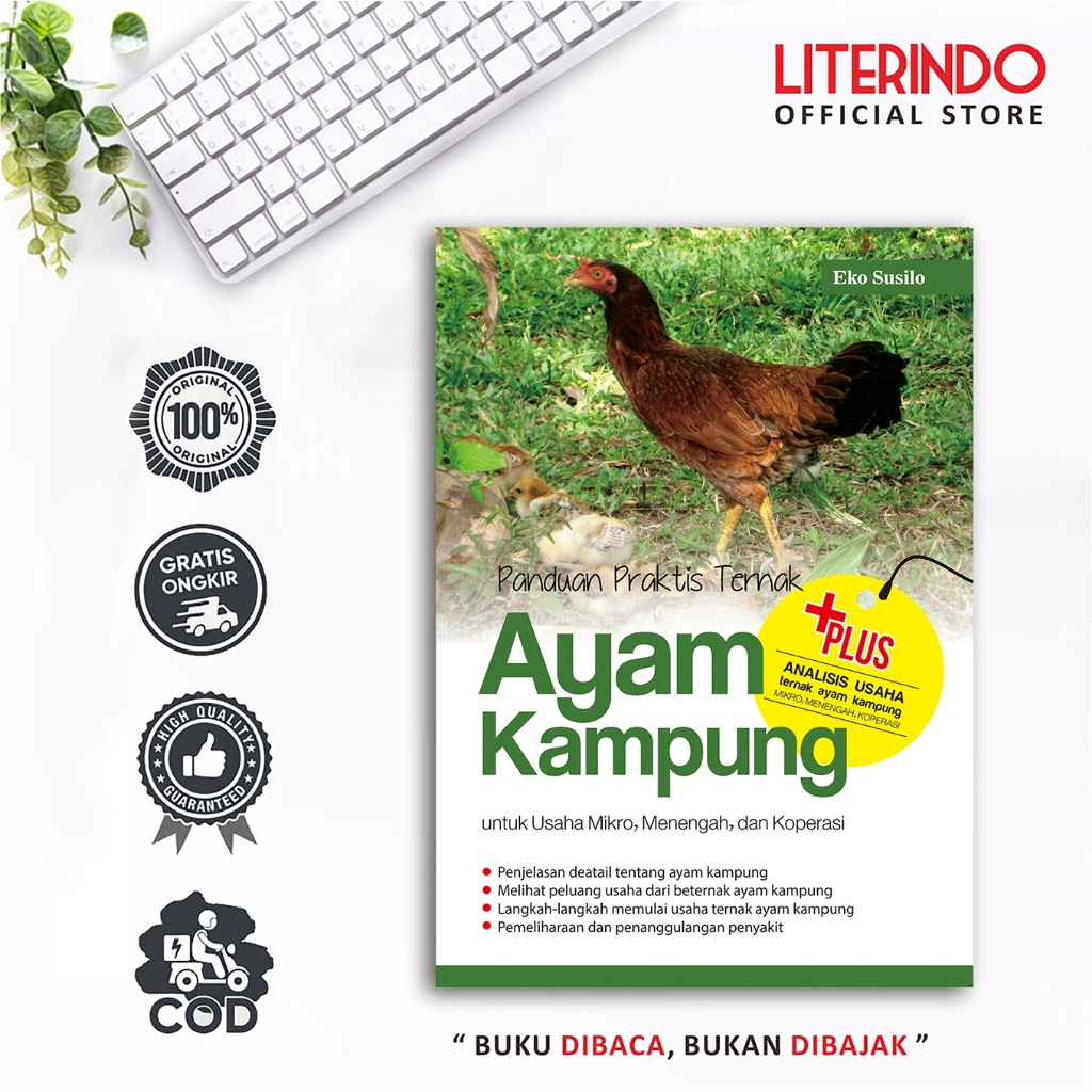 Jual BUKU PANDUAN PRAKTIS TERNAK AYAM KAMPUNG Plus Analisis Usaha Ternak Ayam Kampung mikro ...