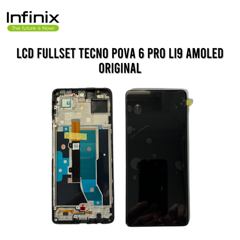 Jual LCD TOUCHSCREEN FULLSET TECNO POVA 6 PRO LI9 ORIGINAL AMOLED ...