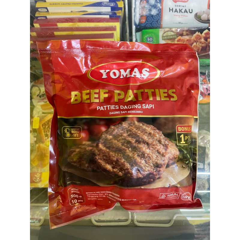 Jual Yomas Beef patties 500gr | Shopee Indonesia