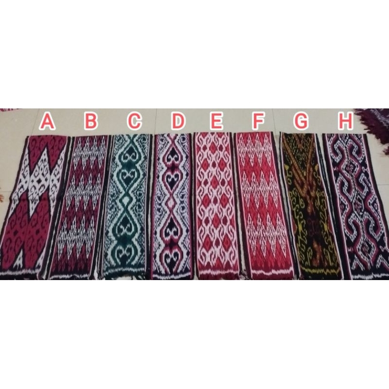 Jual Syal Tenun Ethnic L 20 Motif Toraja Dayak Kalimantan NTT Sumba ...