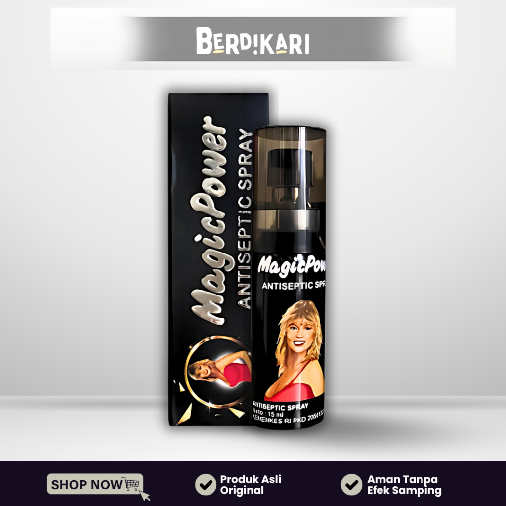Jual Magic Power Spray Antiseptic Semprot Tahan Lama Original Obat Kuat ...