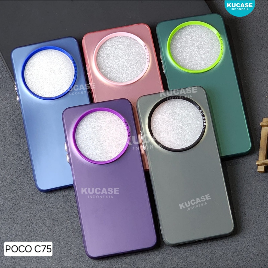 Jual Case HYBRID IMD Color Plate Hologram Case Poco C75 | Shopee Indonesia