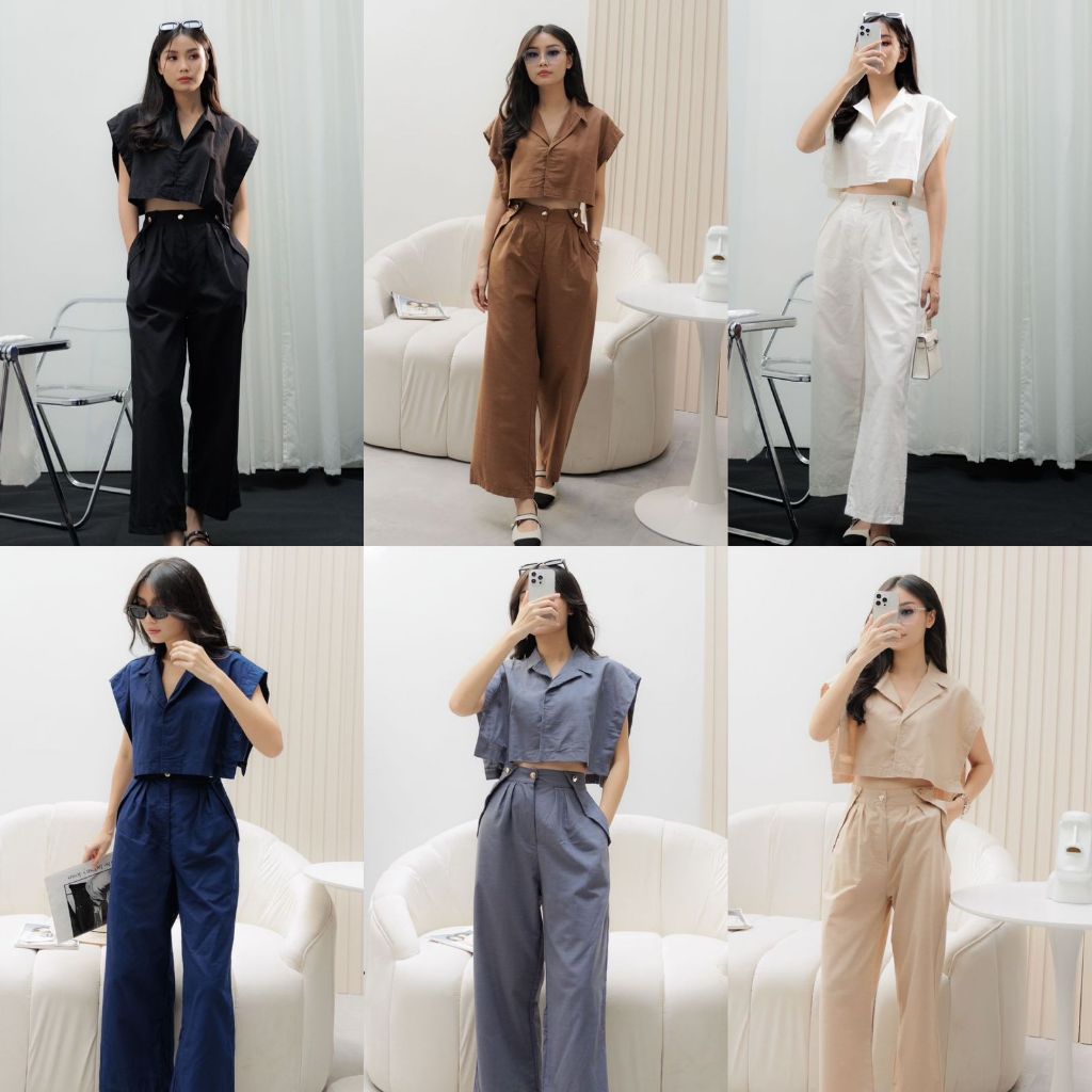 Jual Yourstyle - One Set Vest Long Pants Cotton | Shopee Indonesia