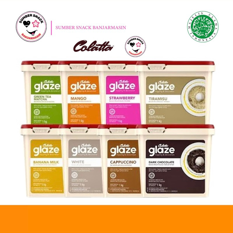 Jual Colatta Glaze (1kg) (9 Varian Rasa) | Shopee Indonesia