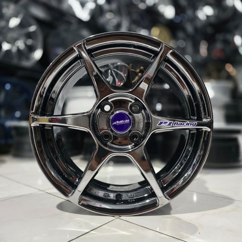 Jual velg racing mobil ring 15 P1 RACING LEBAR 6,5 ET 42 velg mobil ...
