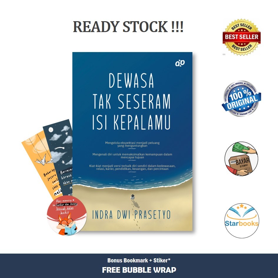 Jual Akhirpekan - Buku Dewasa Tak Seseram Isi Kepalamu by Indra Dwi Prasetyo (Motivasi) | Shopee ...