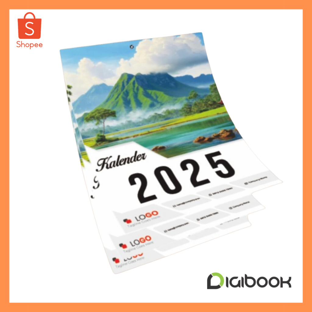 Jual Kalender Dinding 2026 Mata Ikan Custom / Poster Kalender Dinding ...