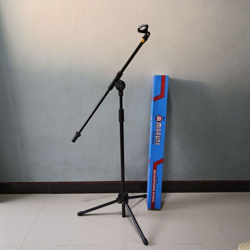 Jual Stand Mic Tinggi Hitam Maruni Plus Holder Mic | Shopee Indonesia