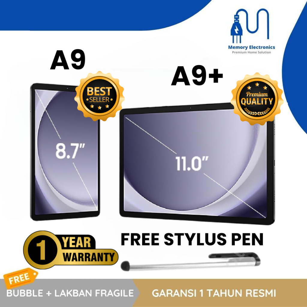 Jual SAMSUNG GALAXY TAB A9 & A9+ WIFI LTE GARANSI RESMI SEIN BARU ORI BNIB | Shopee Indonesia