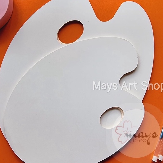 Jual AYO BELI Palet Lukis Kayu Oval VTec Lonjong Besar Sedang Kecil ...
