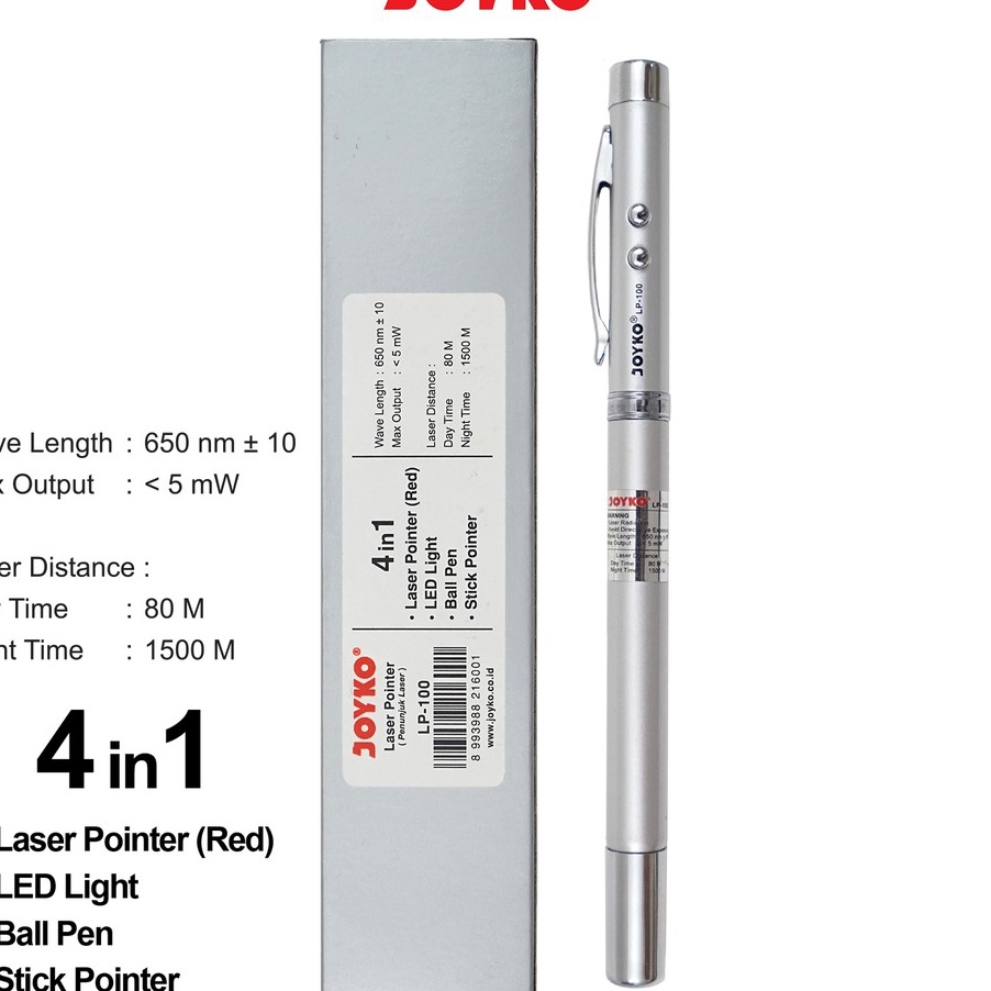 Jual GROSIR Ball Pen Laser Pointer 4 In 1 Penunjuk Laser Senter Pulpen ...