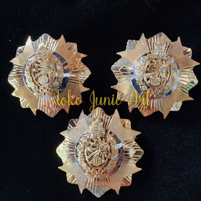 Jual Pin Bros Pakubuwono Susun Keraton surakarta solo sepuh emas ...