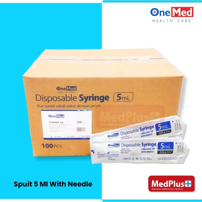 Jual M+ Syringe 5 Ml Disposable Spuit 5 Cc / Box | Shopee Indonesia