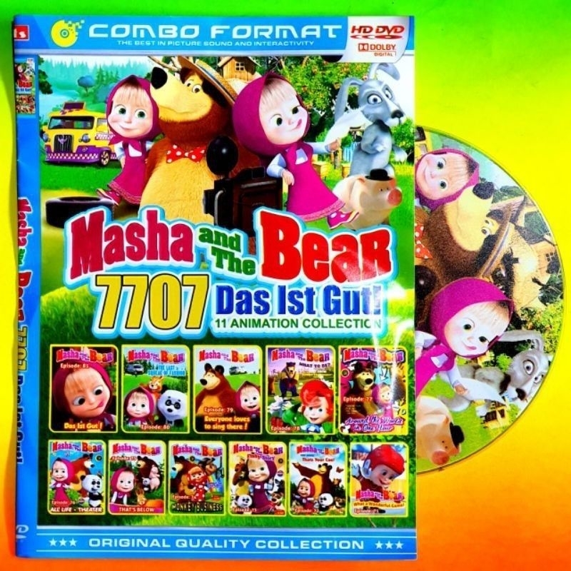 Jual KASET DVD MASHA AND THE BEAR LENGKAP FULL BOX | Shopee Indonesia