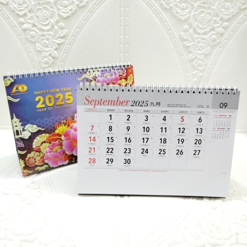 Jual KALENDER KERJA MEJA ANGKA HITAM MODEL LEBAR 2025 | Shopee Indonesia