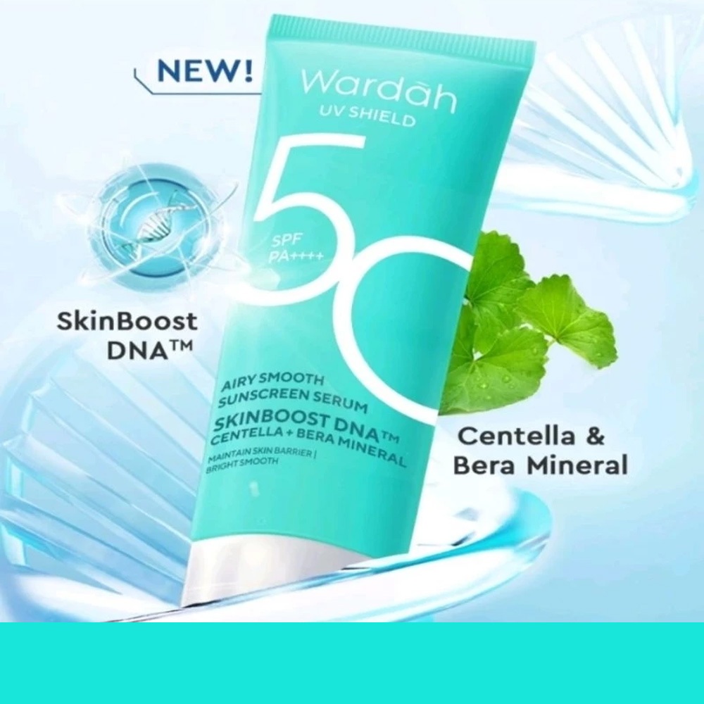 Jual Wardah UV Shield Airy Smooth Sunscreen Serum Skinboost DNA SPF 50 ...