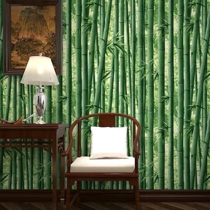 Jual Wallpaper Dinding Bambu Tua 8m s/d 9m x 45cm | Shopee Indonesia
