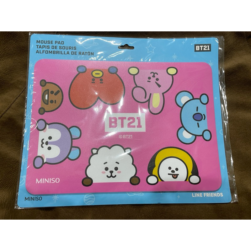 Jual (READY STOCK) Miniso BT21 Mouse Pad | Shopee Indonesia