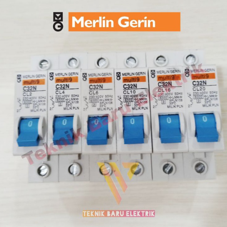 Jual PRODUCT TERKECE MCB BIRU MULTI 9 MERLIN GERIN S PLN 2A 4A 6A 1A 16A 2A 25A 32A 4A BREKER ...