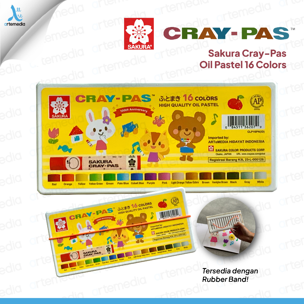 Jual Sakura Cray Pas 16 Colors | Shopee Indonesia