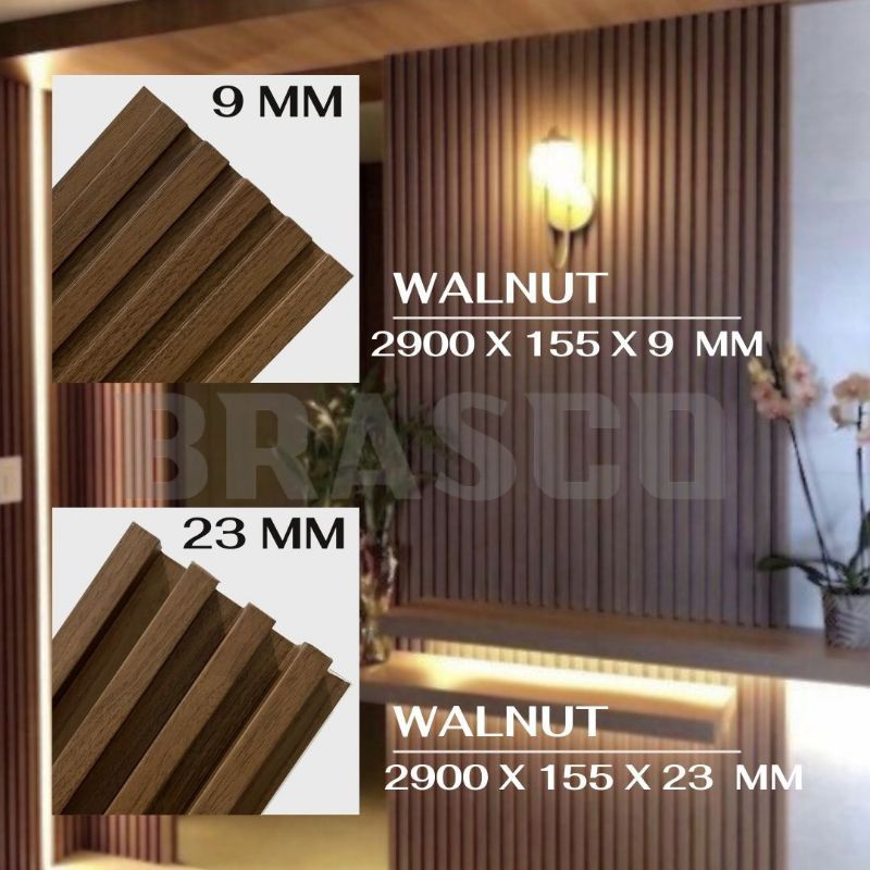 Jual WPC Grade A+ Wall Panel 2.9 m 3D Hiasan Dinding DIY Wood Panel 2.9 ...