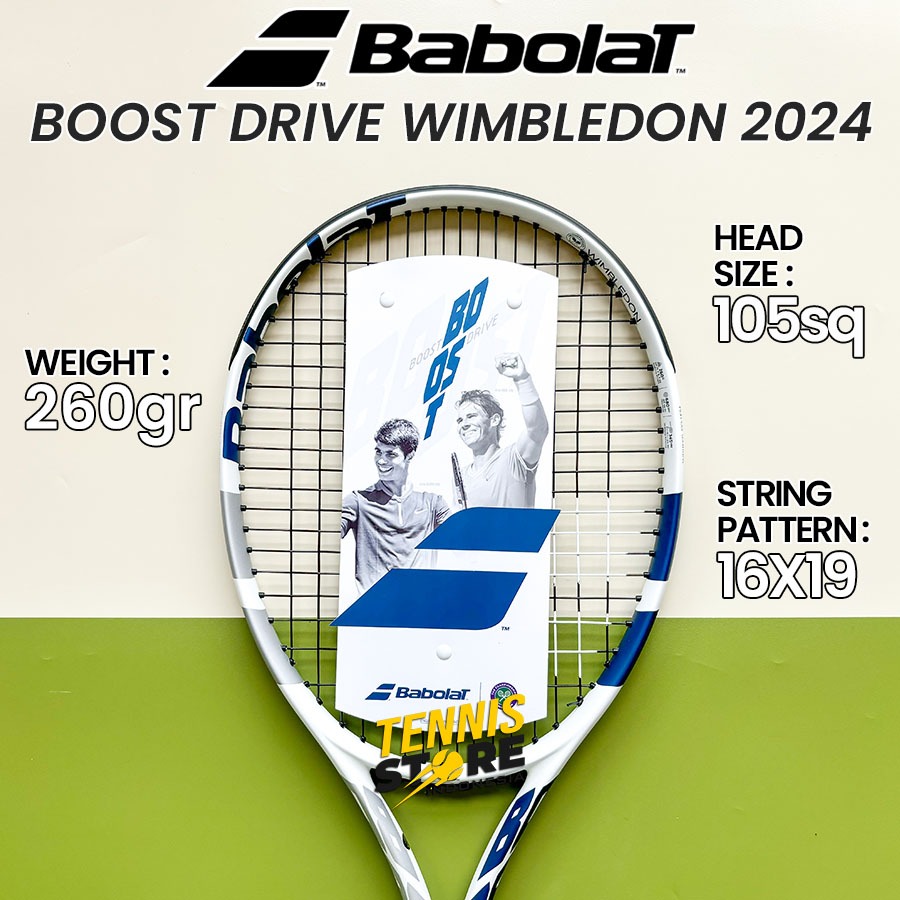 Jual Babolat Boost Drive 105 sq / 260 gr Wimbledon 2024 ( Raket Tenis ...