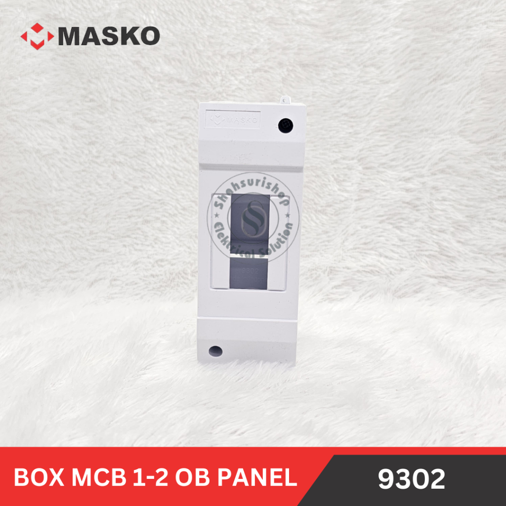 Jual BOX MCB OB PANEL 1-2 MASKO 9302 TEBAL PUTIH TANPA TUTUP | Shopee ...