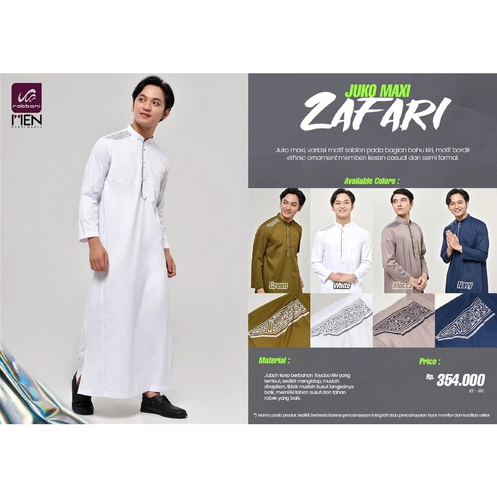 Jual GAMIS PRIA JUKO MAXI ZAFARI BLG RABBANI ORI LENGAN PANJANG BLONG ...