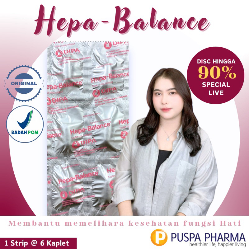 Jual Hepa-balance (Strip) - Membantu memelihara kesehatan fungsi hati ...