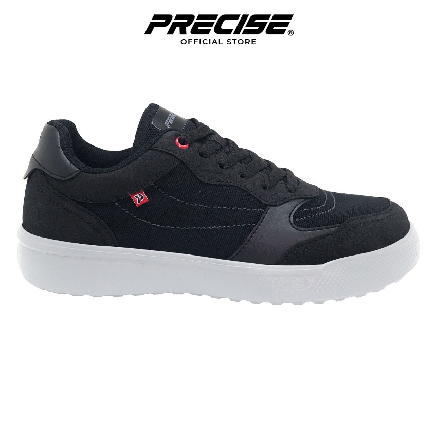 Jual Precise Geon LC W Sepatu Sneakers Sekolah Hitam - Black/White ...