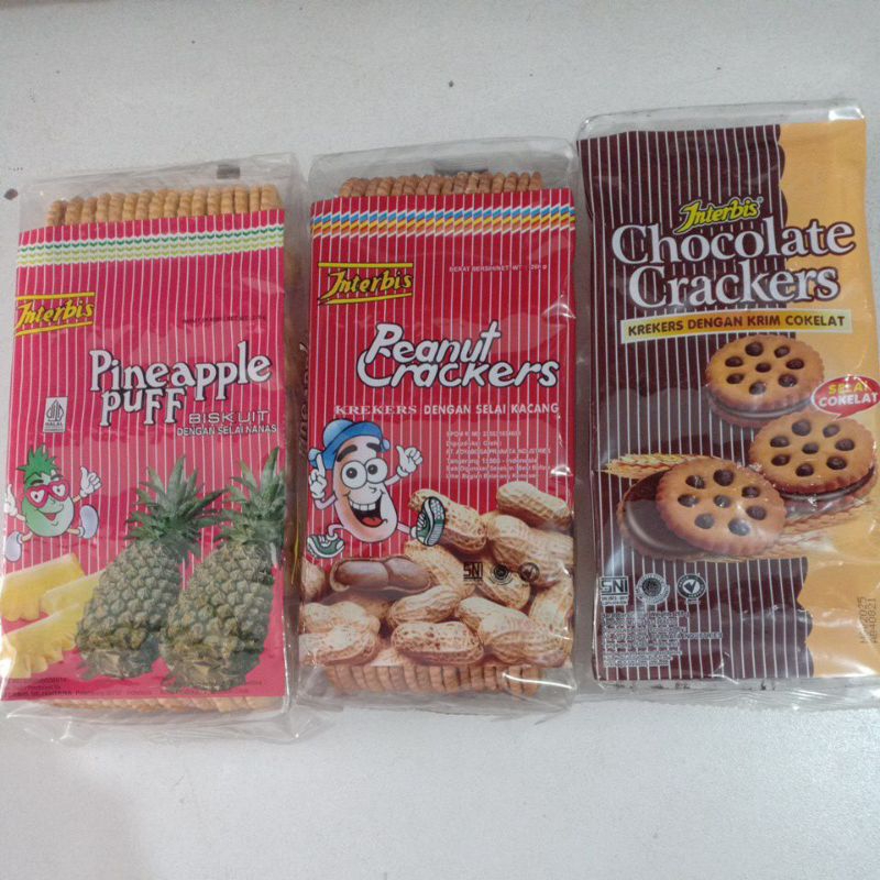 Jual Biskuit Interbis Kacang ,Nanas,Coklat | Shopee Indonesia