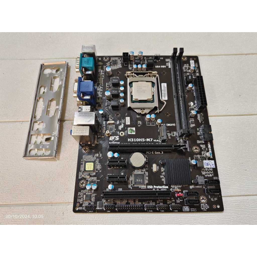 Jual Paket Motherboard H310 support nvme processor intel core i5 9400f ...