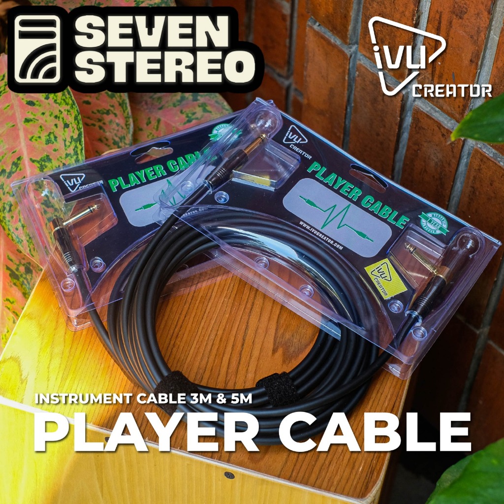 Jual IVU Creator Player Cable Premium 5 Meter Kabel Jack Gitar | Shopee Indonesia
